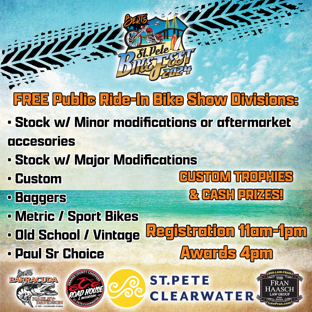 St. Pete BikeFest Bike Show - St. Pete Bike Fest