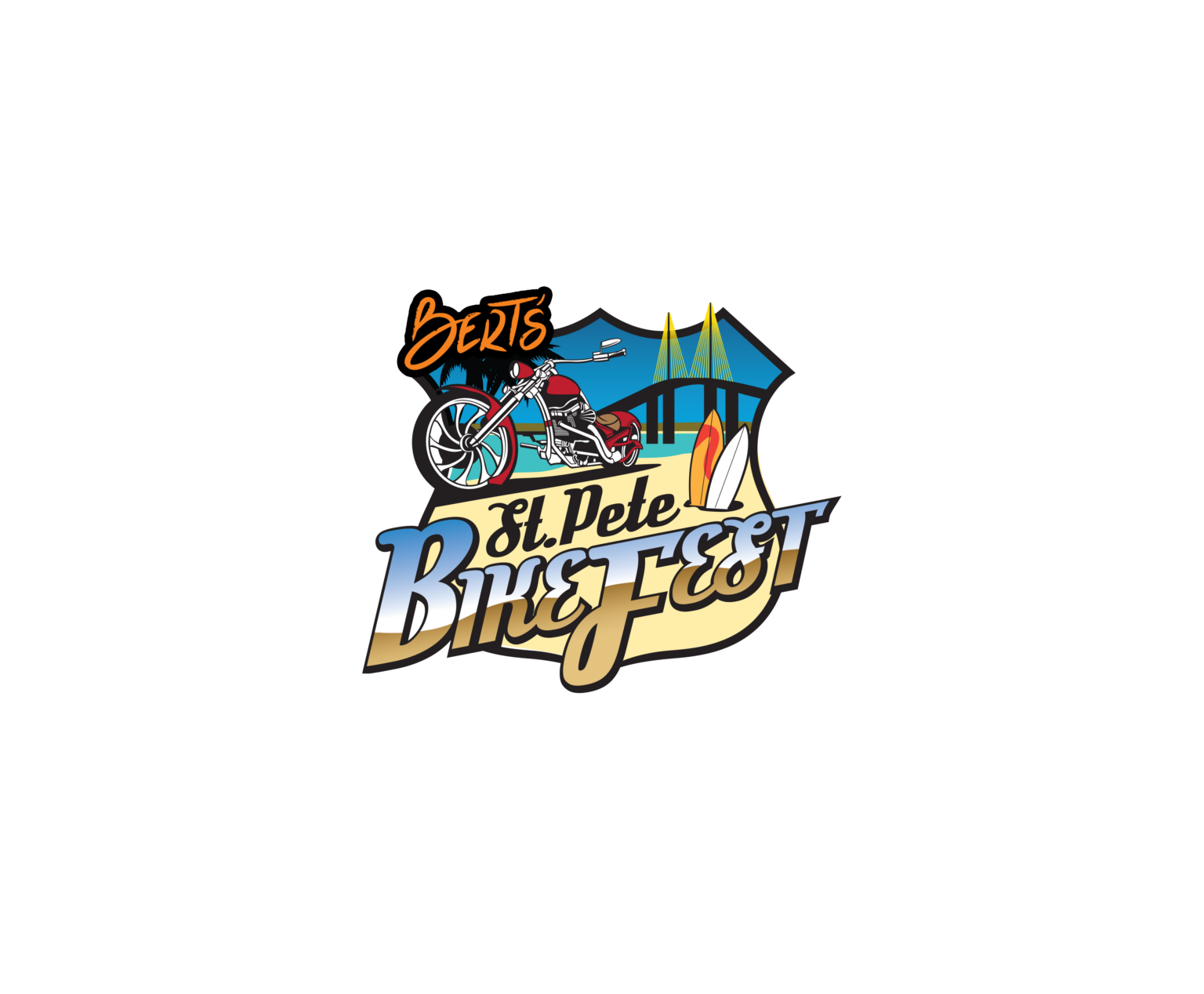 2025 BikeFest Vendor Map v2 - St. Pete Bike Fest