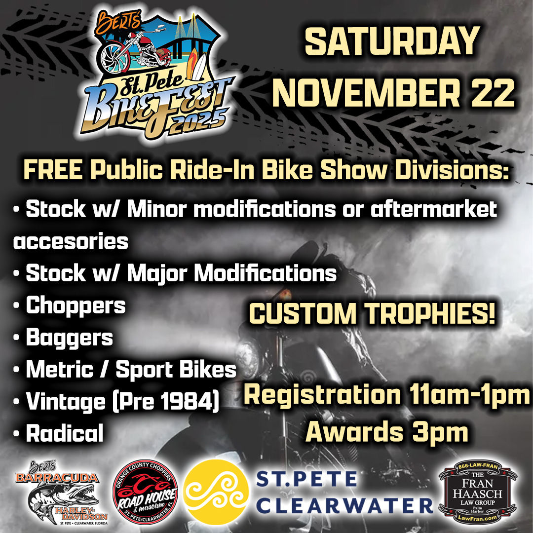 St. Pete BikeFest Bike Show - St. Pete Bike Fest